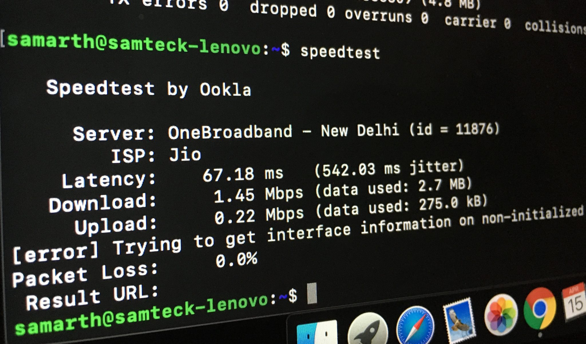 Test Speed Of Your Internet From Terminal Cli In Linux Internet Of Things